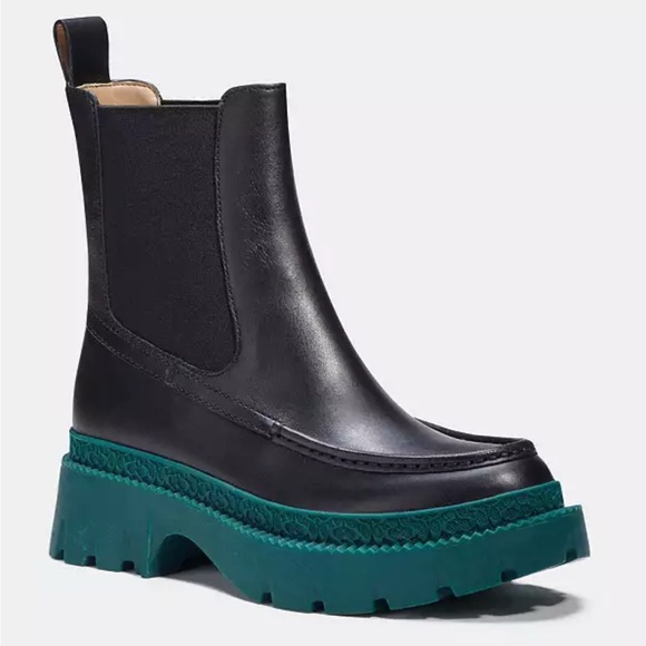 Coach | Shoes | Coach Black Green Sole Joey Bootie | Poshmark
